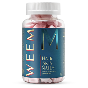 WEEM Hair Skin Nail Vitamin Gummies with Biotin